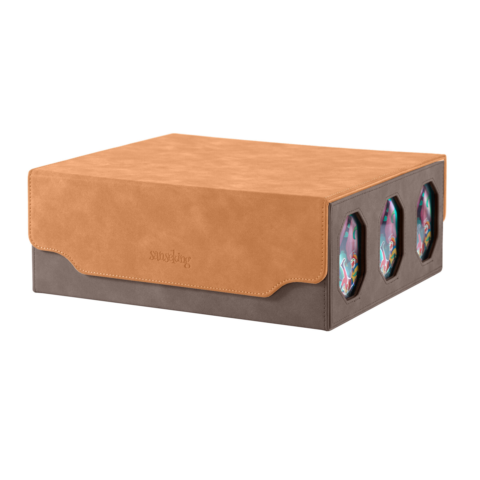 3000+ Non-windowned Deck Box - Brown - sanseking